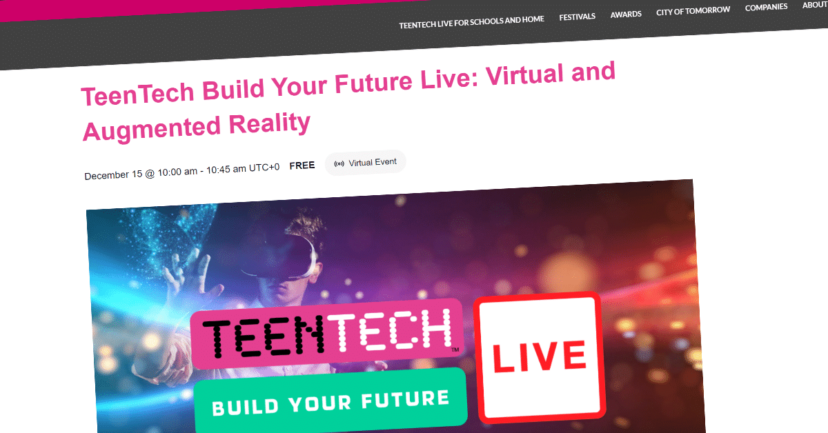 TeenTech Account and Online Booking System | Chaos Created
