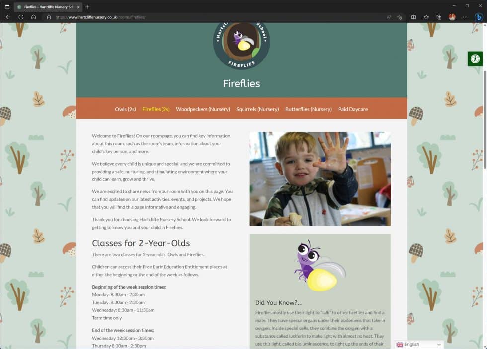 Chaos Created Launches New Website for Hartcliffe Nursery School ...